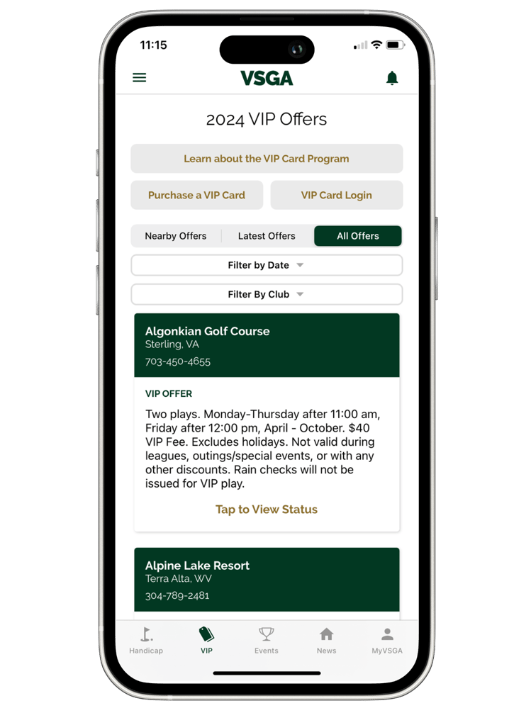 VIP Card Digital Redemption Instructions