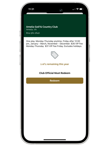 VIP Card Digital Redemption Instructions