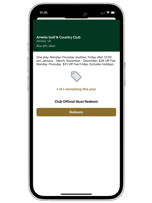 VIP Card Digital Redemption Instructions
